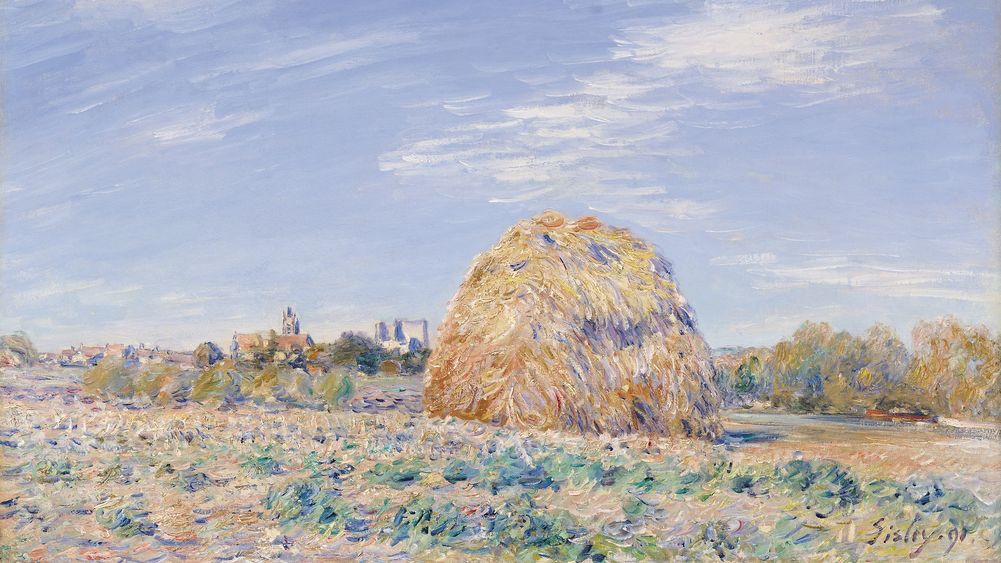 Haystack on the Banks of the Loing | Explore Meural's Permanent Art ...
