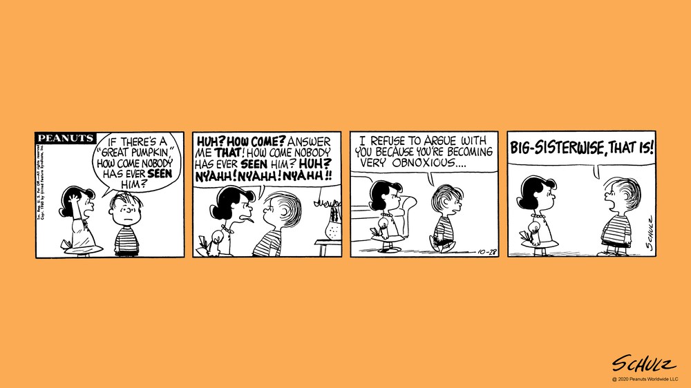 PEANUTS® Vintage Comic Strips: 10/23/1960 - 10/29/1960 | Explore Meural ...