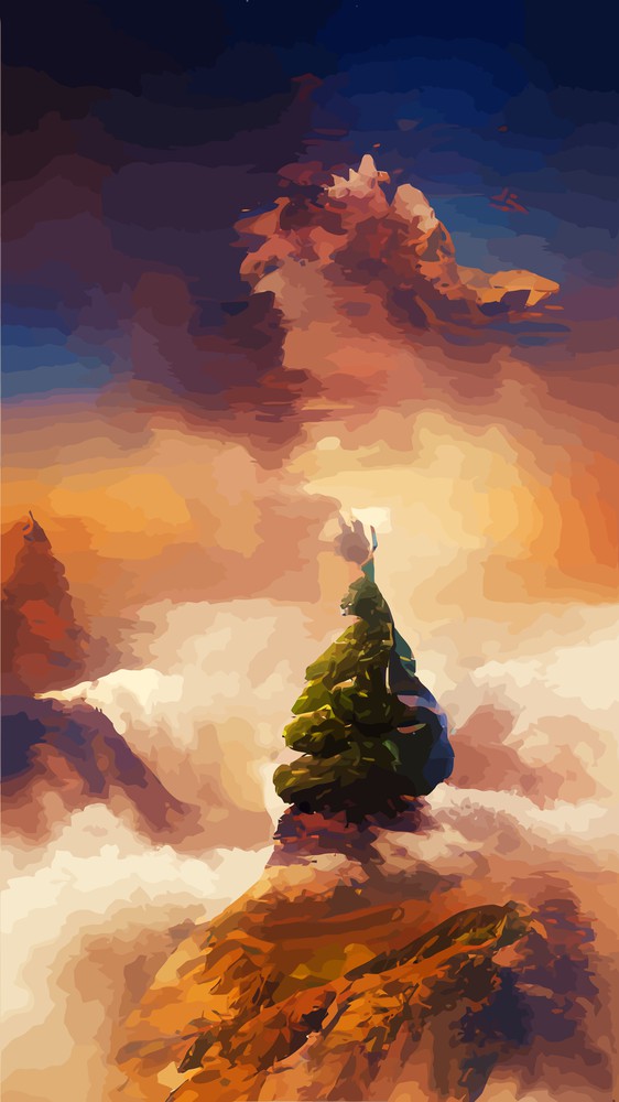 A Tree Above the Cloud | Explore Meural's Permanent Art Collection ...
