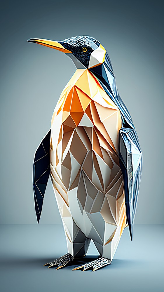 Penguin | Explore Meural's Permanent Art Collection | Digital Work
